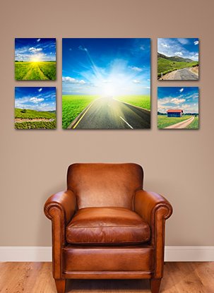 Wall display canvas packages for your home - From £68.40